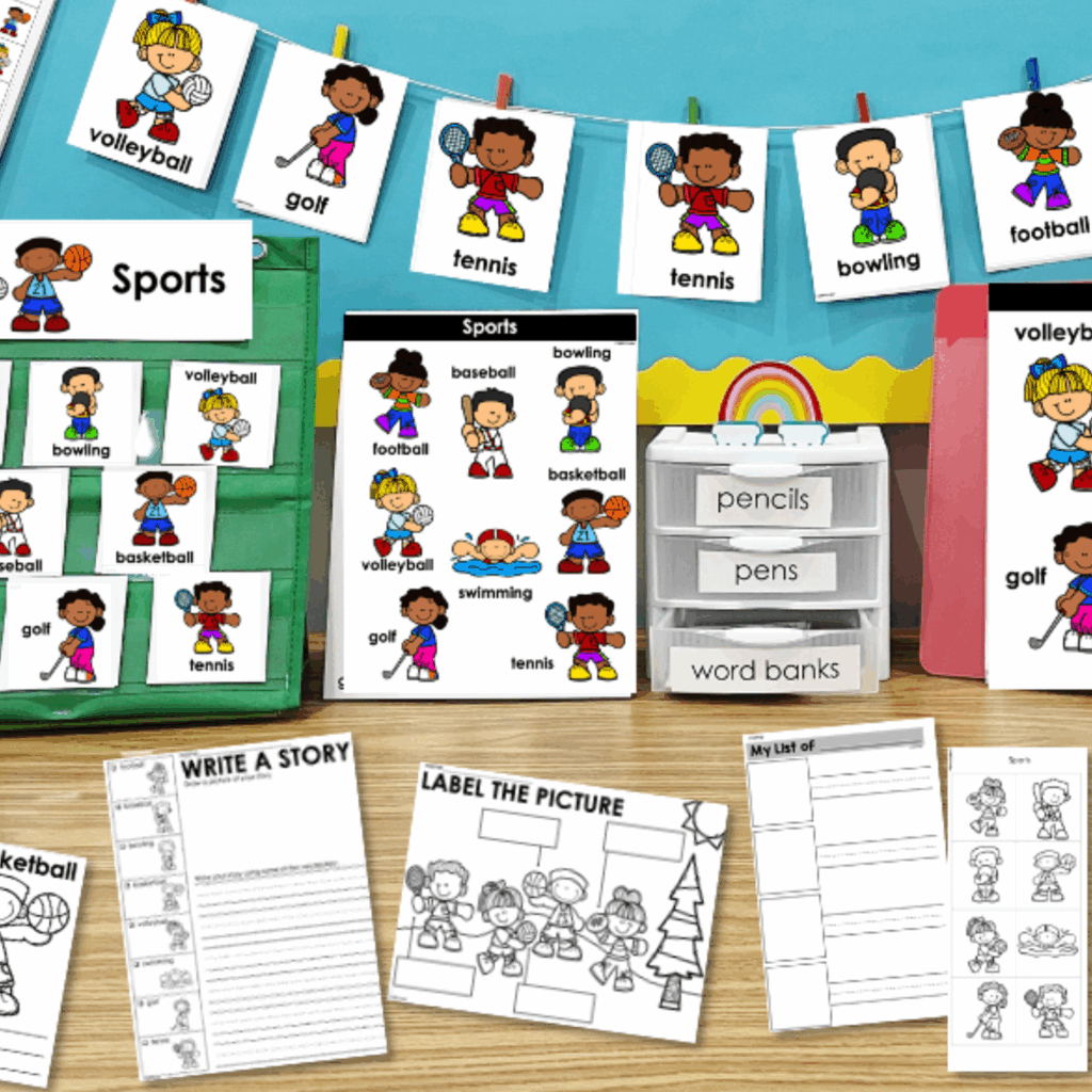 Go - Sight Word Cut & Glue Activities - Simply Kinder + Printable ...