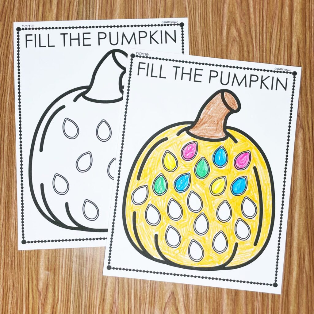 Fill the Pumpkin FREE October Classroom Management - Simply Kinder ...