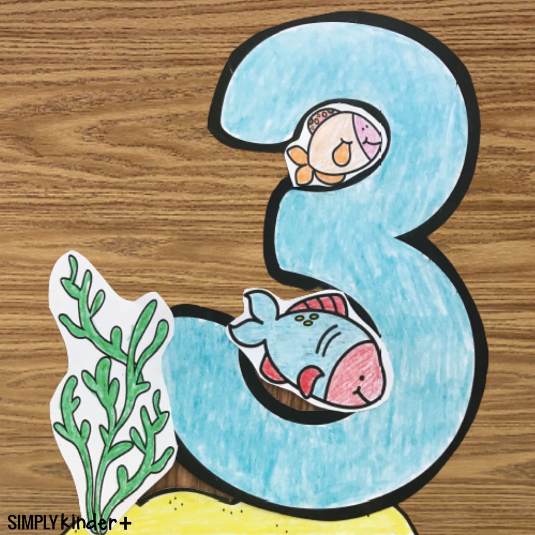 Number 3 (Three) Craft - Simply Kinder Plus