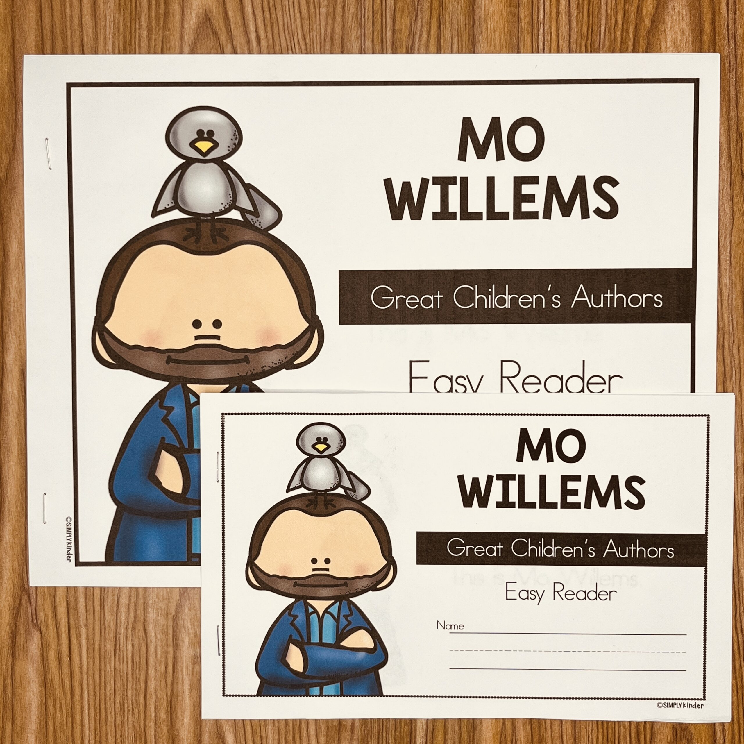 Mo Willems Easy Reader & Activities - Simply Kinder + Printable Membership