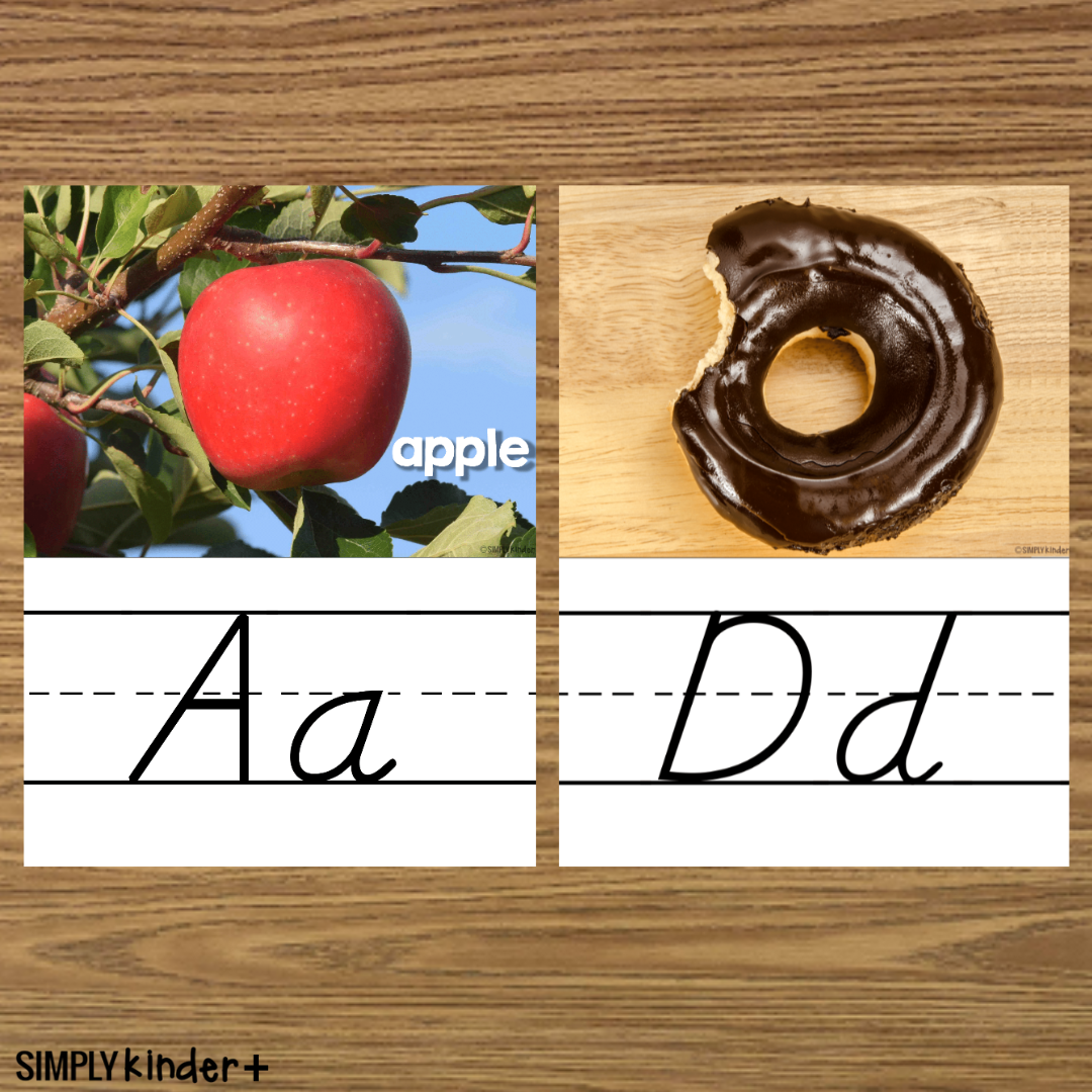 D'Nealian Font - Nonfiction Alphabet Posters - Simply Kinder ...