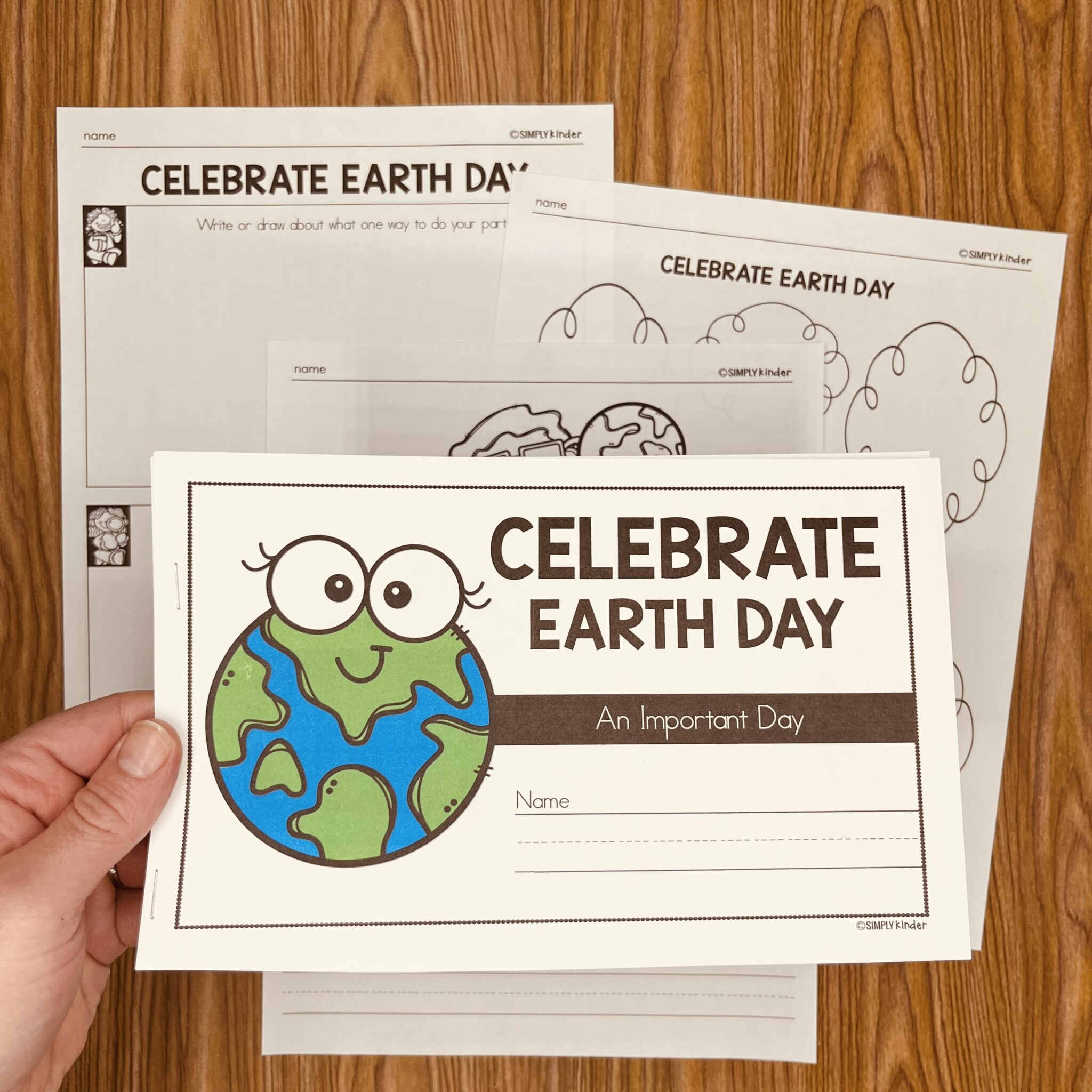 Celebrate Earth Day Easy Reader & Activities - Simply Kinder ...