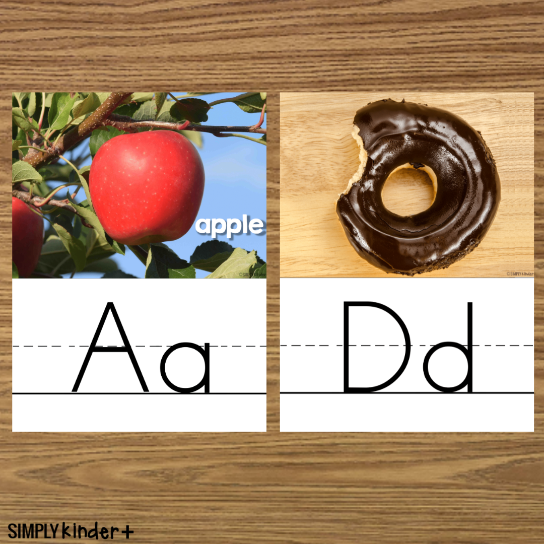 Traditional Standard Print No Top Line- Nonfiction Alphabet Posters ...