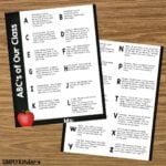 ABCs Of Your Class - Free Printable - Simply Kinder + Printable Membership