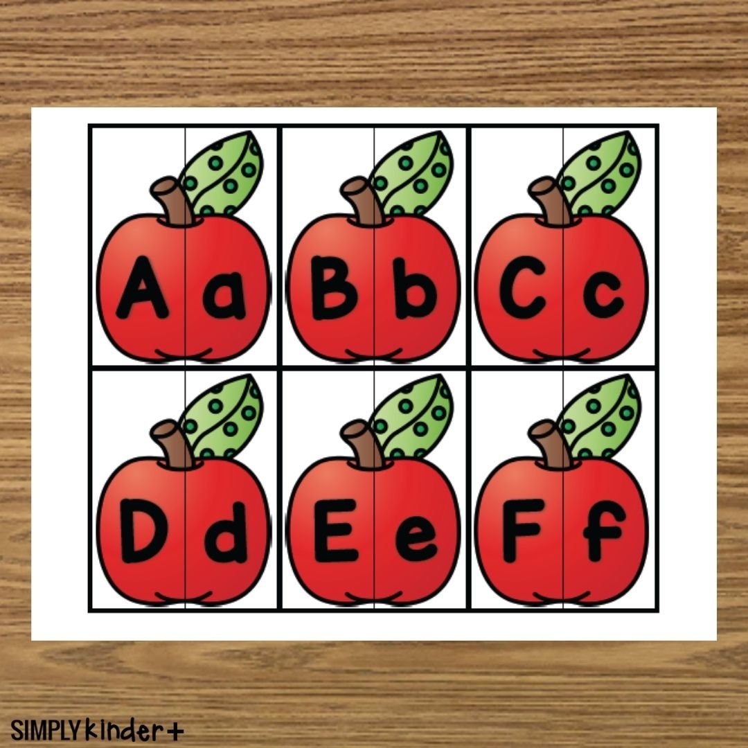 Apple Match Center - Simply Kinder + Printable Membership