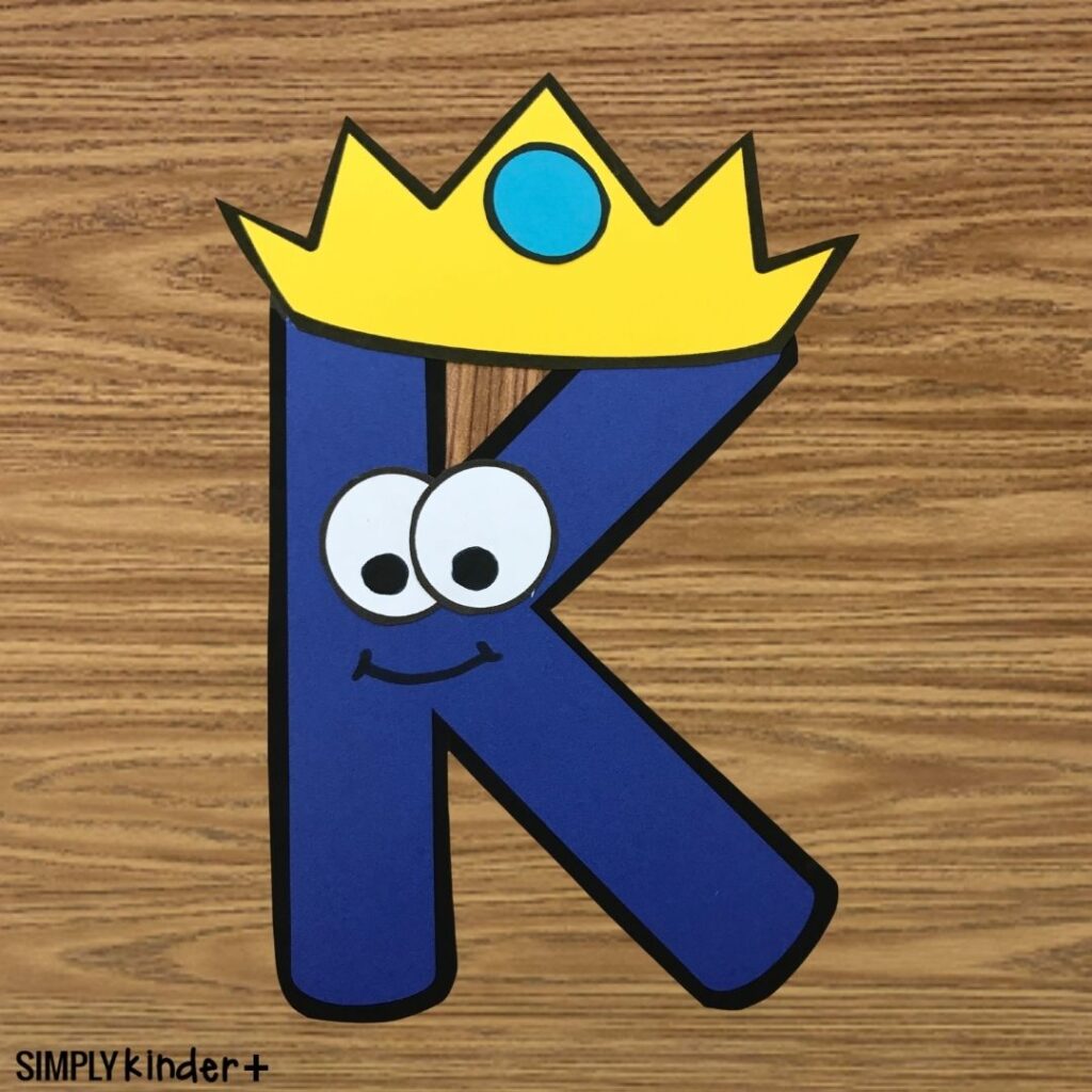 Uppercase Letter K Alphabet Craft Simply Kinder Printable Membership Uppercase Letter K Alphabet Craft Simply Kinder Printable Membership