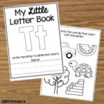 Letter T Little Letter Books - Simply Kinder + Printable Membership