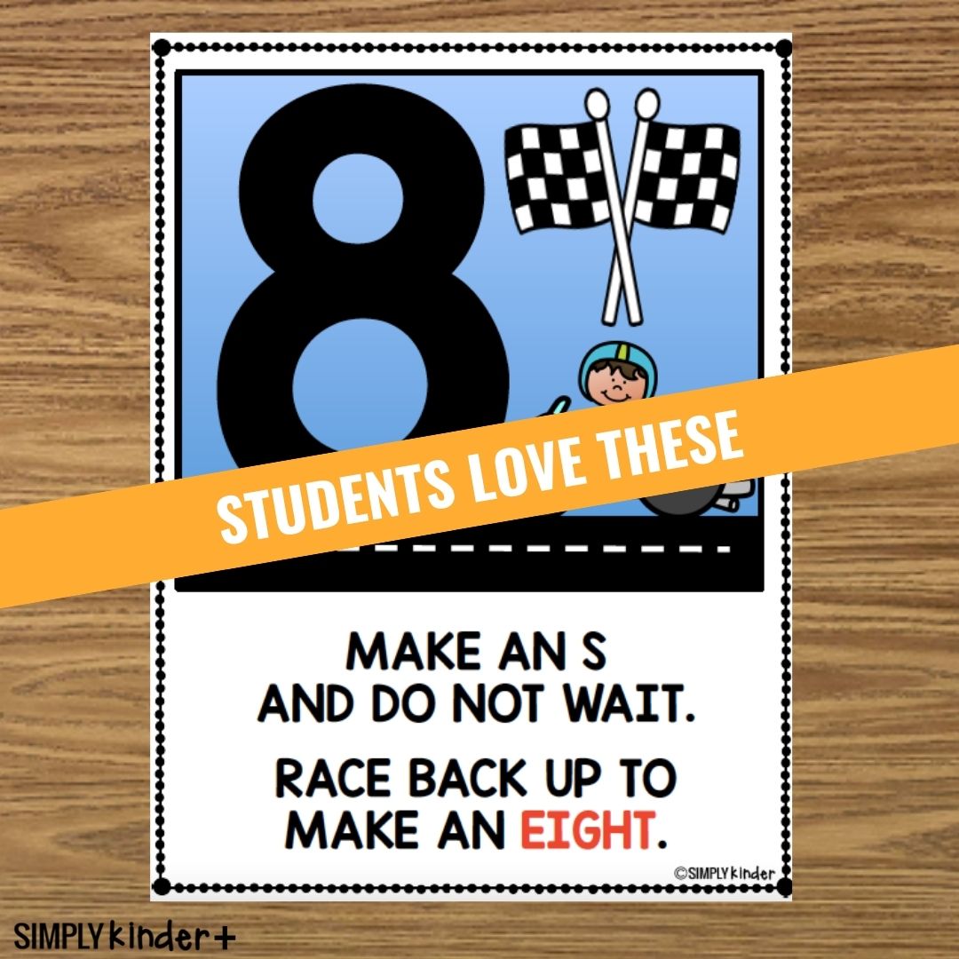 Number 8 Eight Poem Simply Kinder Plus