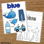 Color Blue Activities - Simply Kinder + Printable Membership