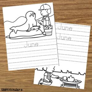 June Writing Printables - Simply Kinder Plus