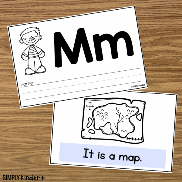 Letter M Sight Word Book - Simply Kinder + Printable Membership