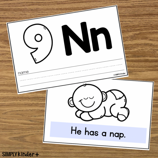 Letter N Sight Word Book - Simply Kinder + Printable Membership