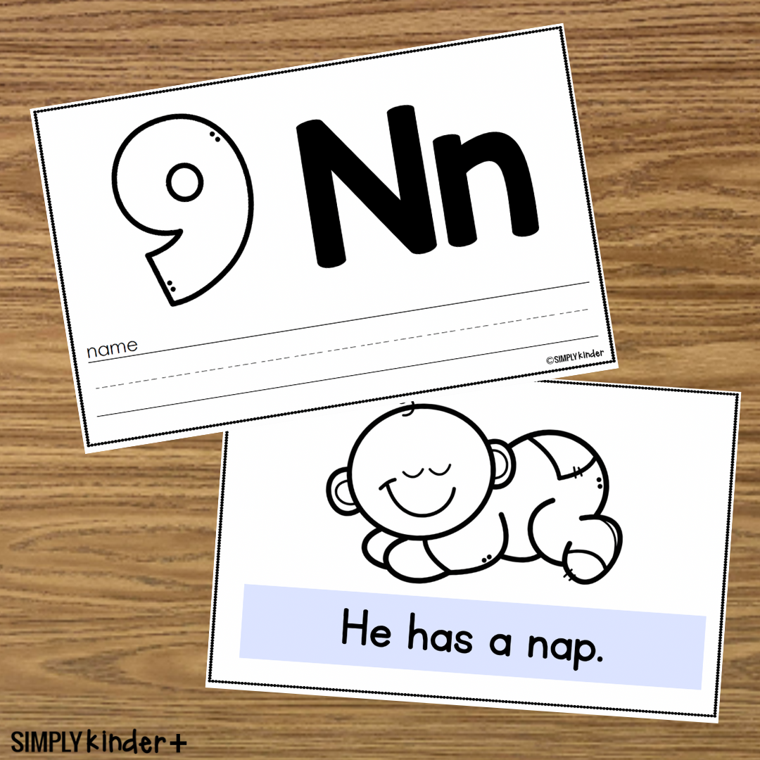 Letter N Sight Word Book - Simply Kinder + Printable Membership