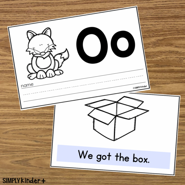 Letter O Sight Word Book - Simply Kinder + Printable Membership