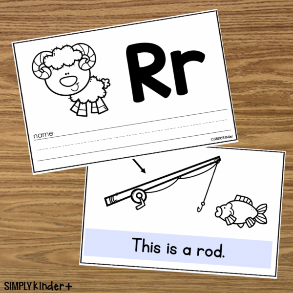 Letter R Sight Word Book - Simply Kinder + Printable Membership