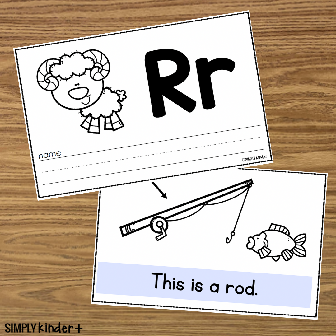 Letter R Sight Word Book - Simply Kinder + Printable Membership