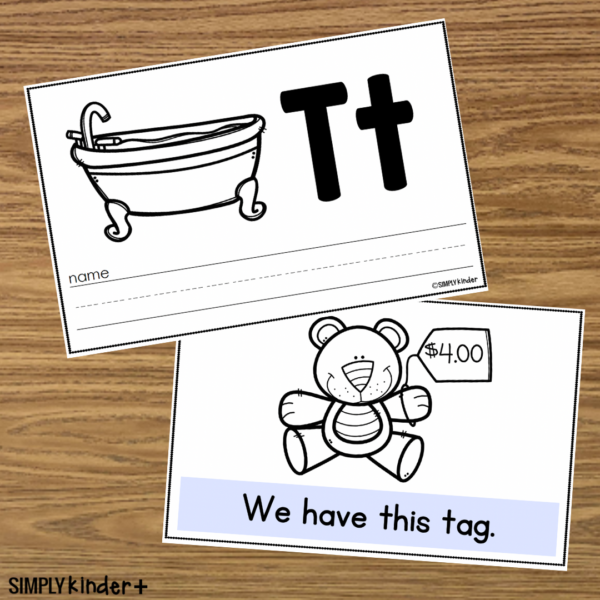 Letter T Sight Word Book - Simply Kinder + Printable Membership