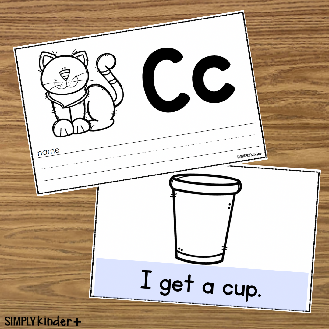 Letter C Sight Word Book - Simply Kinder + Printable Membership
