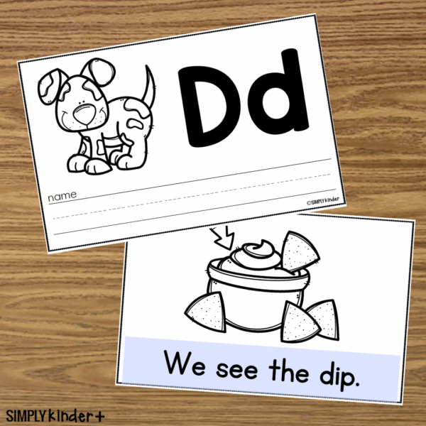 Letter D Sight Word Book - Simply Kinder + Printable Membership