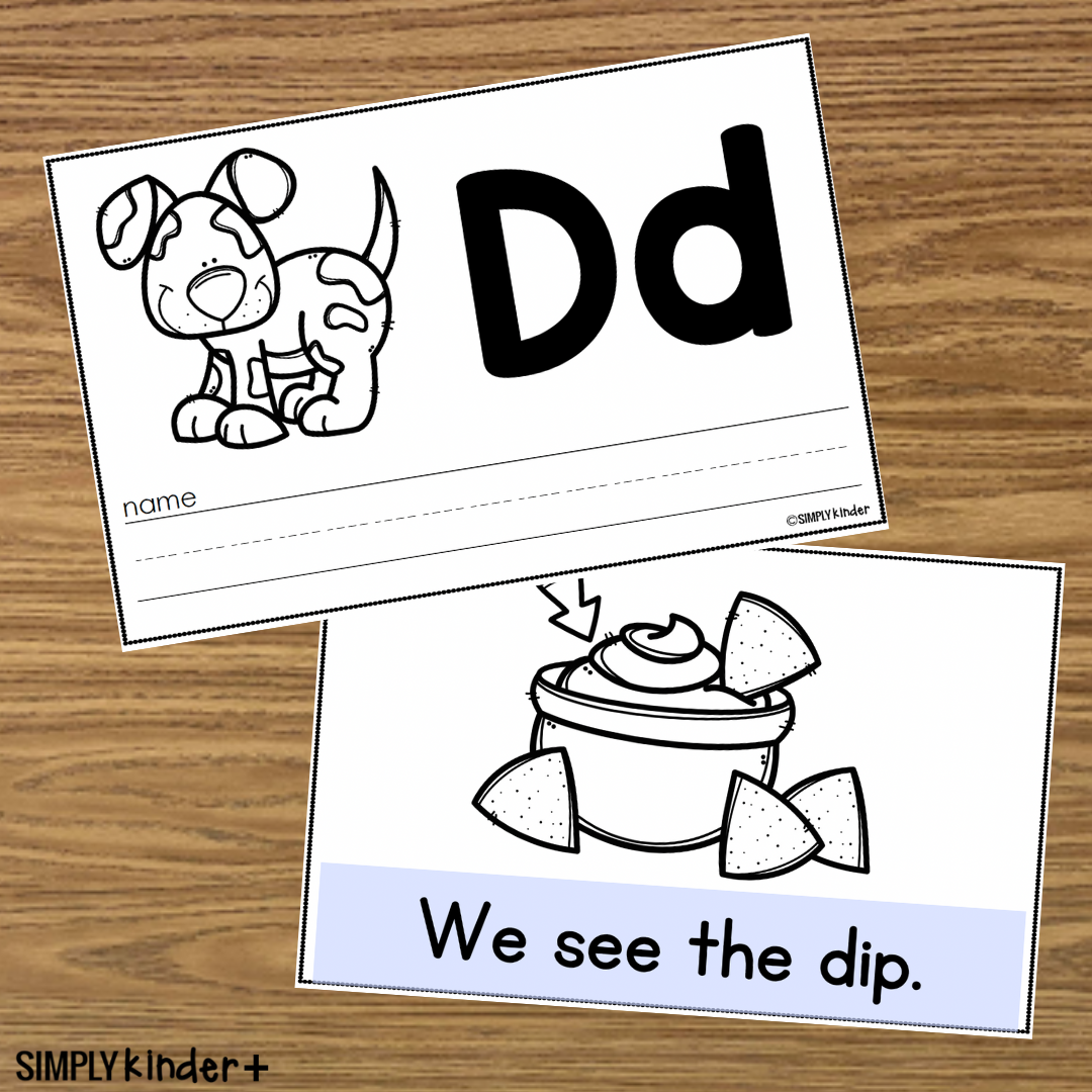 Letter D Sight Word Book - Simply Kinder + Printable Membership