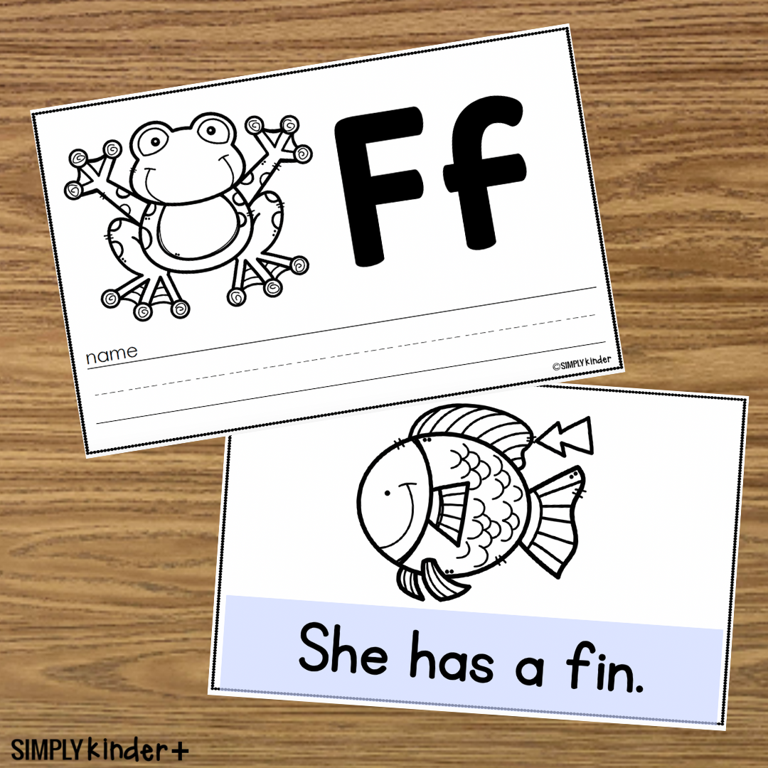 Letter F Sight Word Book - Simply Kinder + Printable Membership