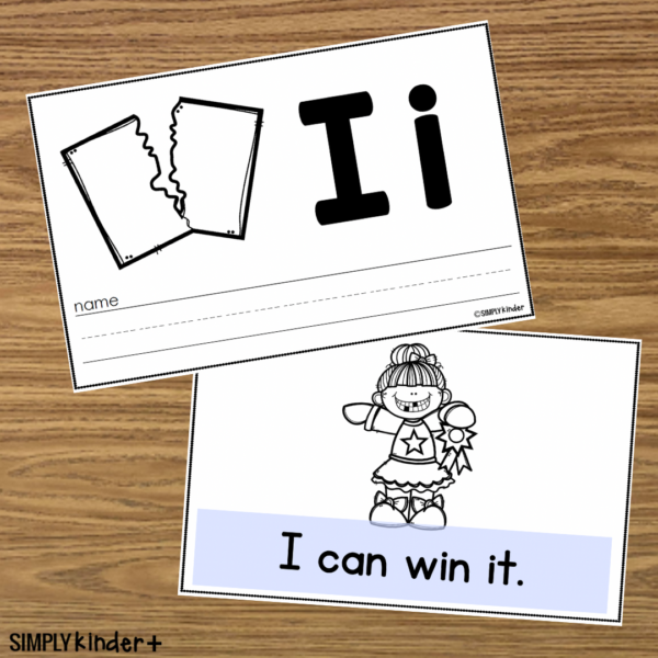 Letter I Sight Word Book - Simply Kinder + Printable Membership