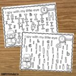 Letter I I Spy Activities - Simply Kinder + Printable Membership