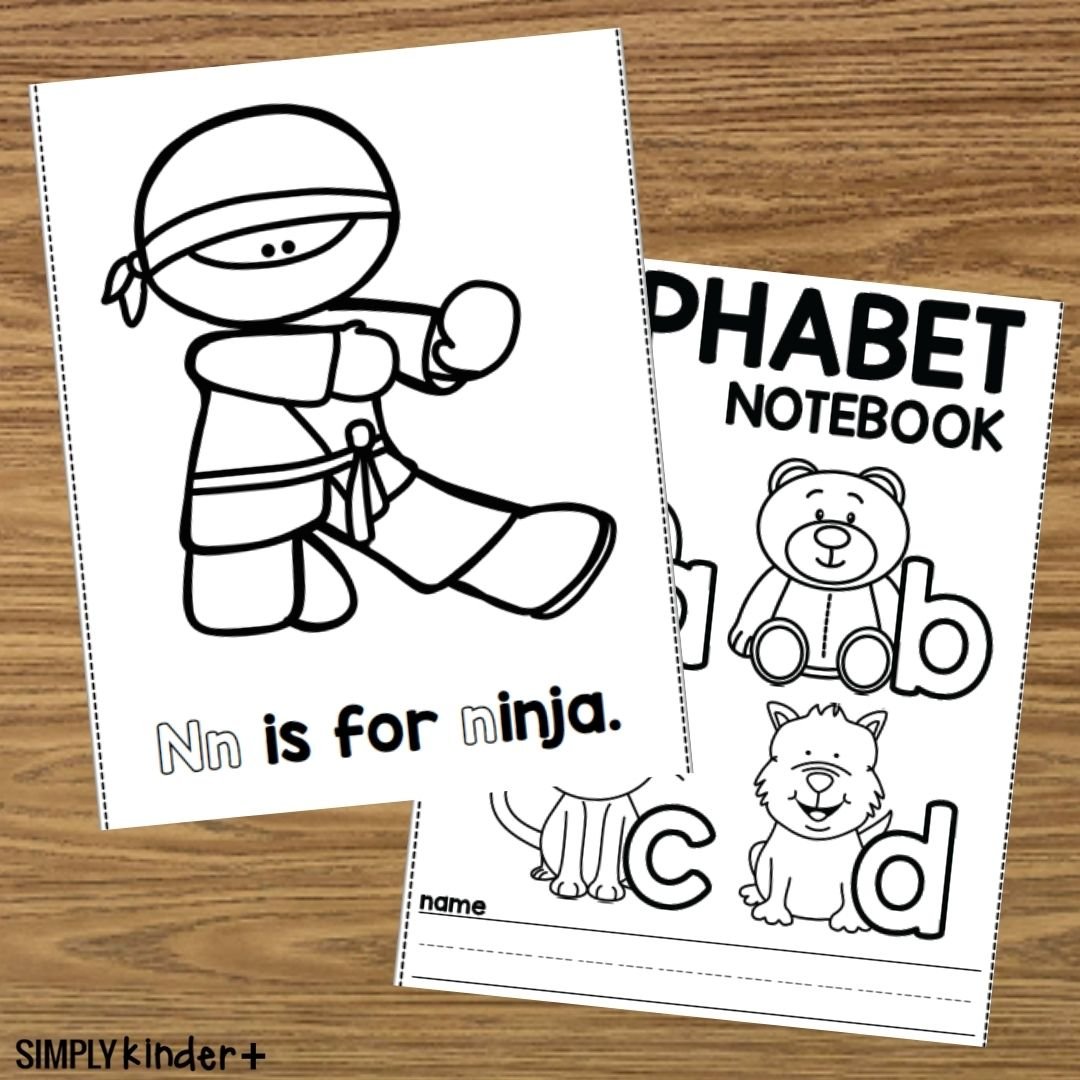 Letter N Alphabet Notebook - Simply Kinder Plus