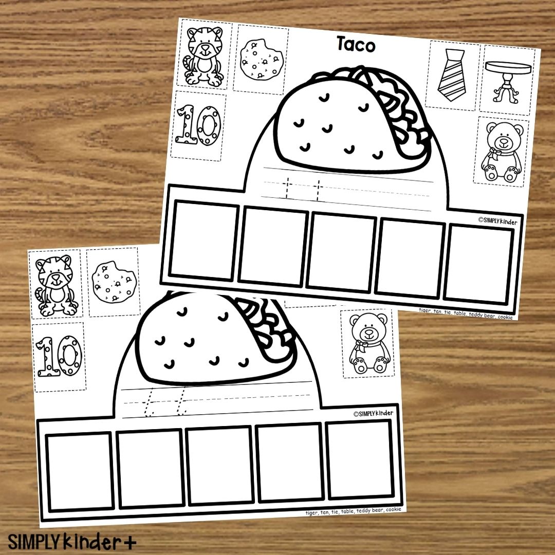 Letter T Fun Alphabet Hat - Simply Kinder + Printable Membership