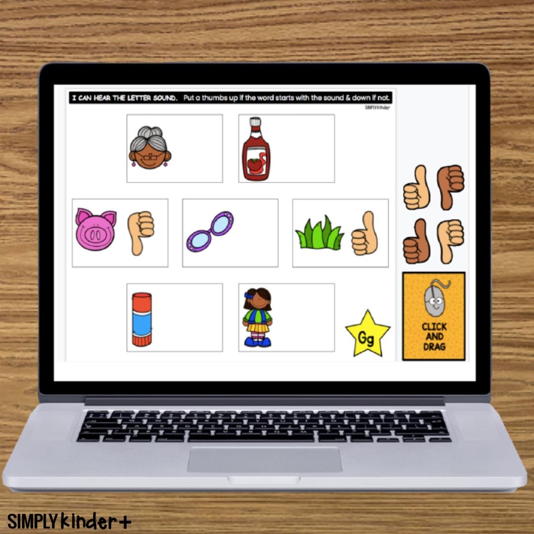 Letter G Digital Alphabet - Simply Kinder + Printable Membership