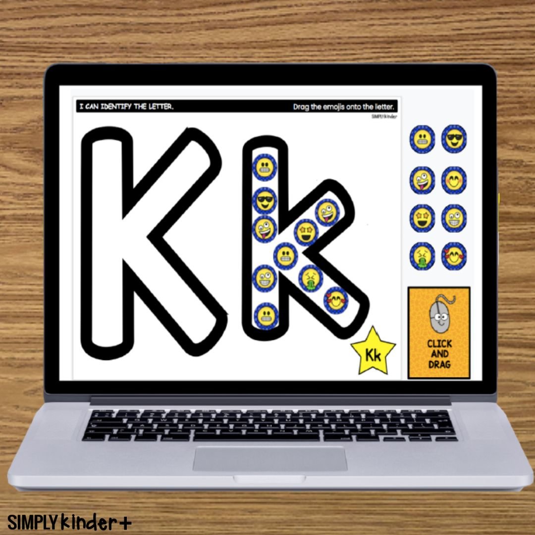 Letter K Digital Alphabet - Simply Kinder + Printable Membership