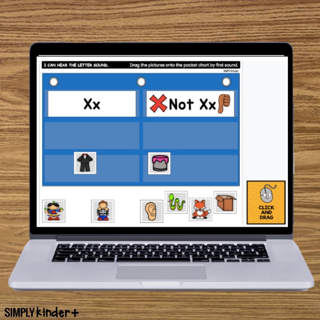 Letter X Digital Alphabet - Simply Kinder + Printable Membership