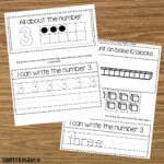 Number 3 Interactive Notebook - Simply Kinder + Printable Membership