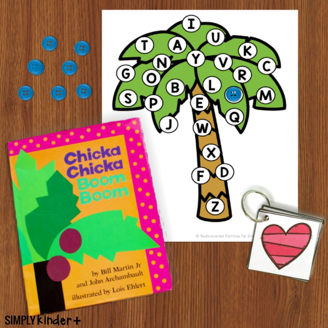 Chicka Chicka Boom Boom Alphabet Game - Simply Kinder Plus