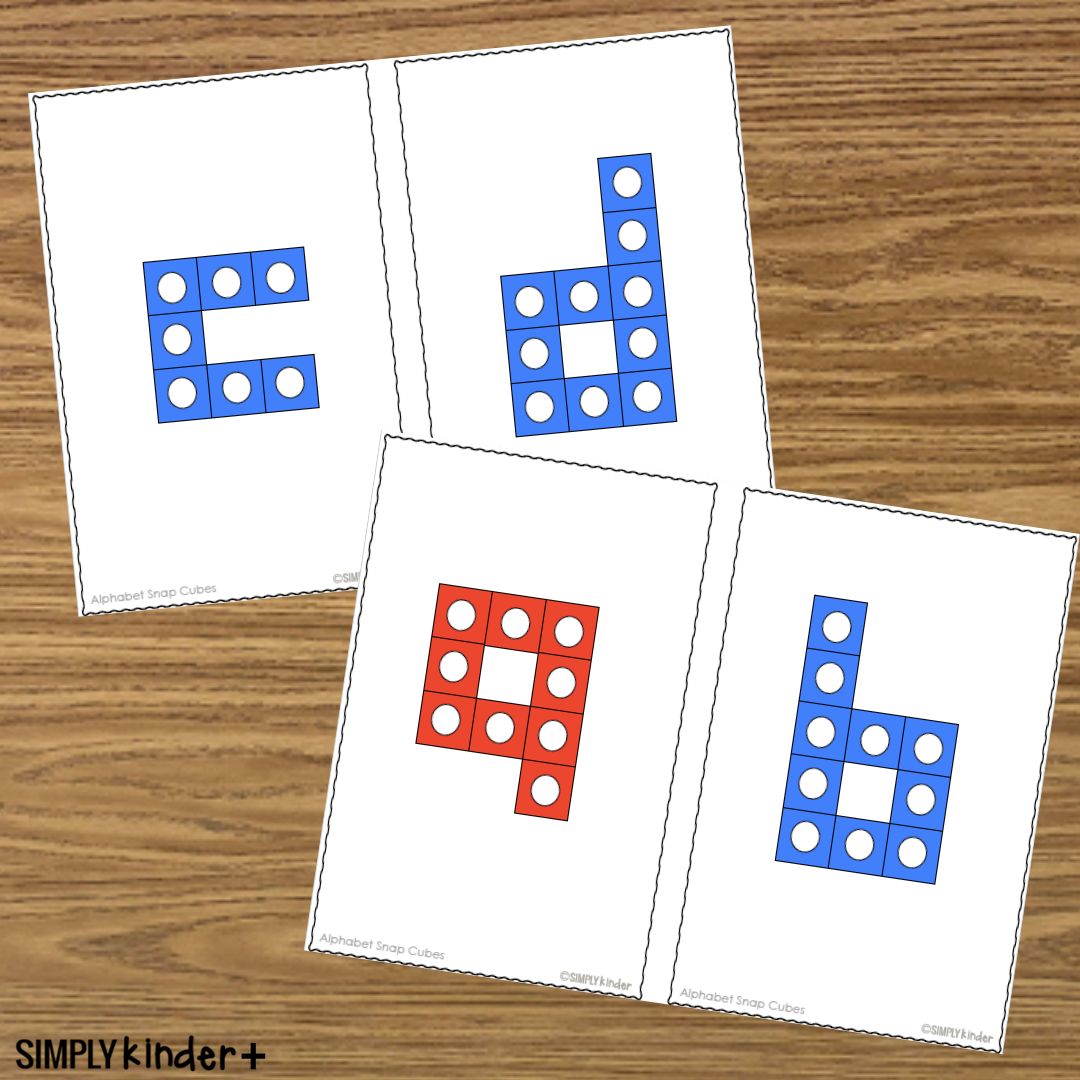 Lowercase Alphabet Snap Block Cubes Center - Simply Kinder Plus