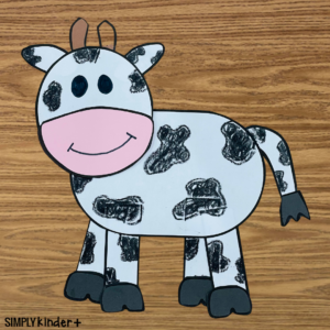Cow Farm Craft - Simply Kinder + Printable Membership
