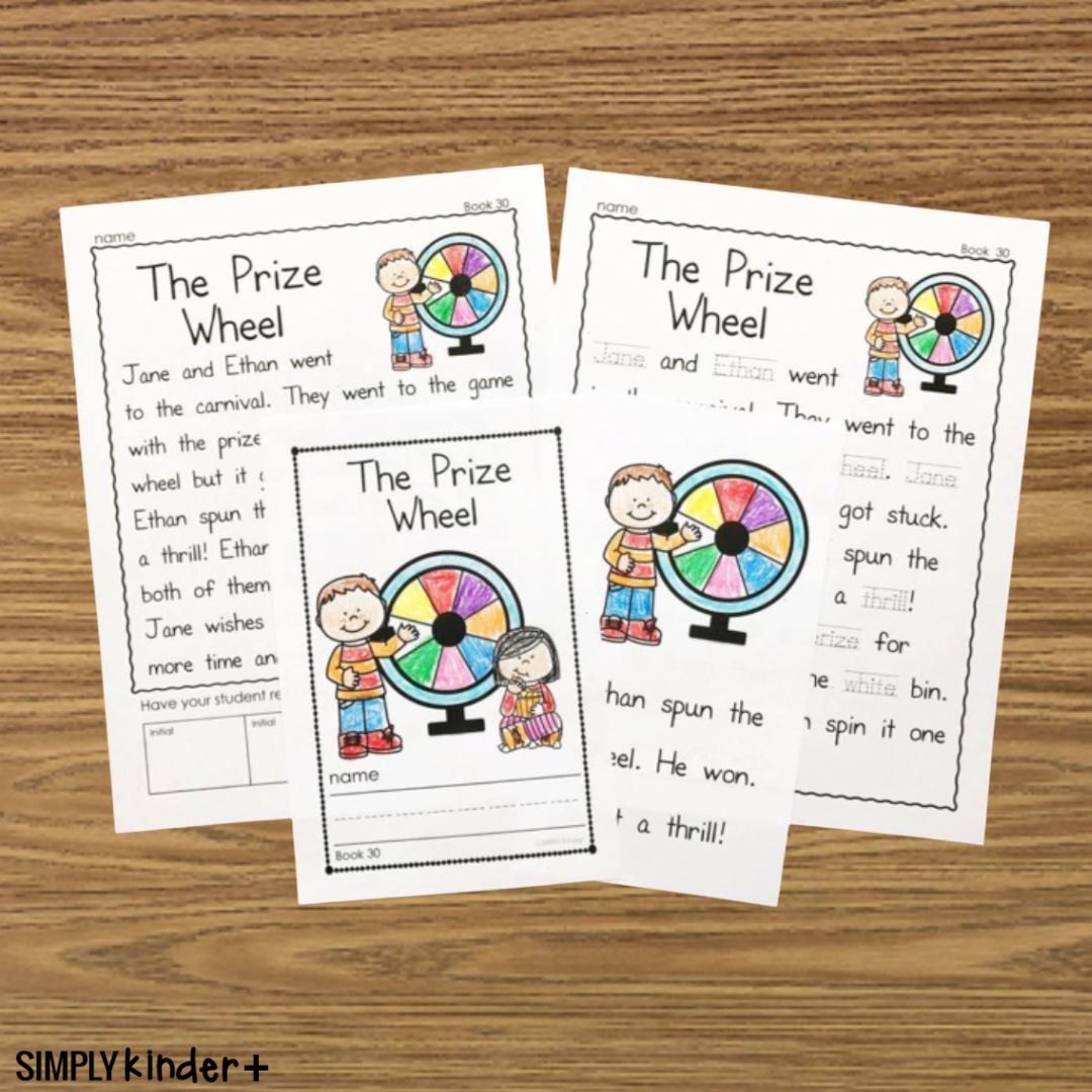 Decodable Readers Set 6 - Simply Kinder + Printable Membership