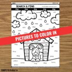 Dog Sight Word Search And Find - Fry, Dolch PrePrimer - Simply Kinder ...