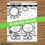 Friend Sight Word Search And Find - Fry, Dolch PrePrimer - Simply ...