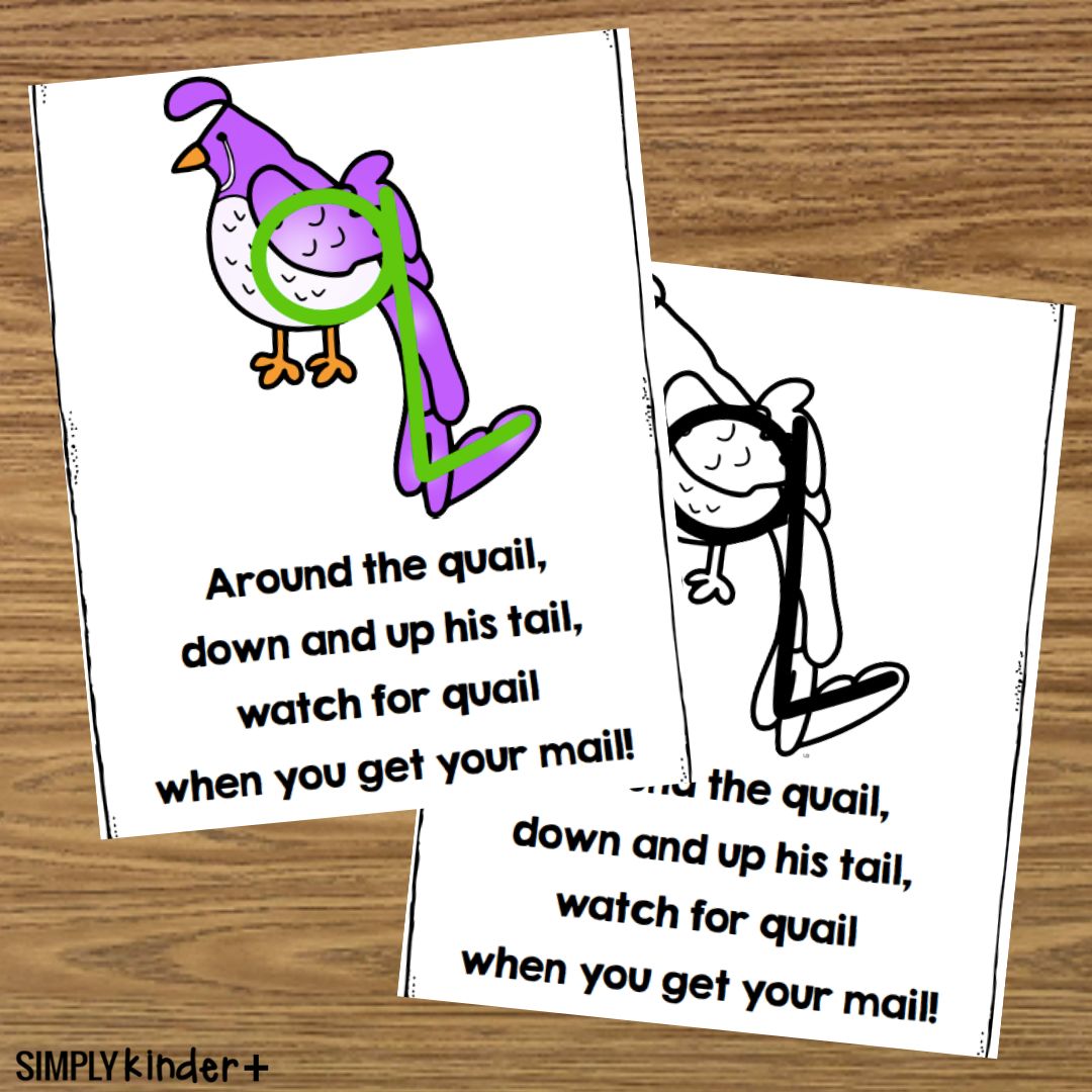 Lowercase Letter Q Alphabet Poem Simply Kinder Plus