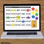 Digital Sight Word Around- Dolch, Second - Simply Kinder + Printable ...