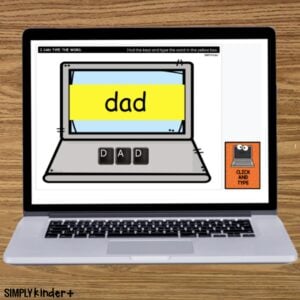 Digital Sight Word Dad - Simply Kinder + Printable Membership