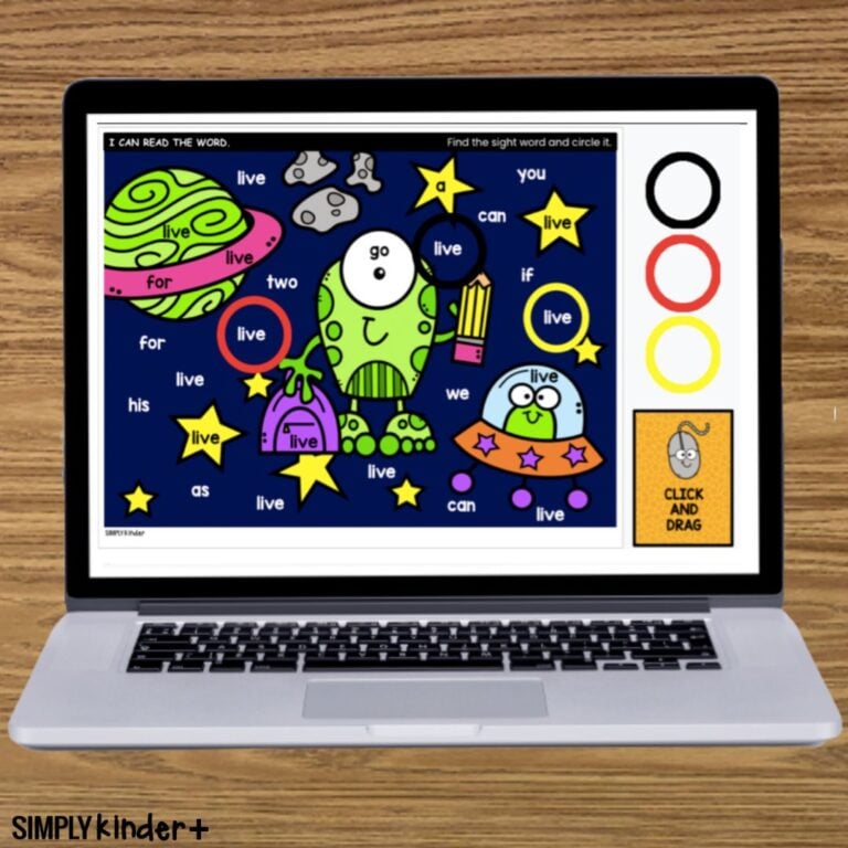 But - Sight Word Printable Activities - Simply Kinder Plus