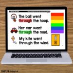 Digital Sight Word Through - Simply Kinder + Printable Membership