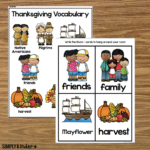 Thanksgiving No Prep Vocabulary Printables - Simply Kinder + Printable ...