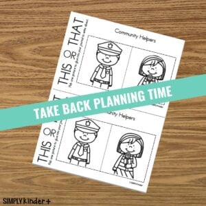 Community Helpers This or That Writing Prompts - Simply Kinder ...