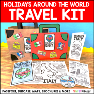 Holidays Around the World Travel Kit - Simply Kinder + Printable Membership