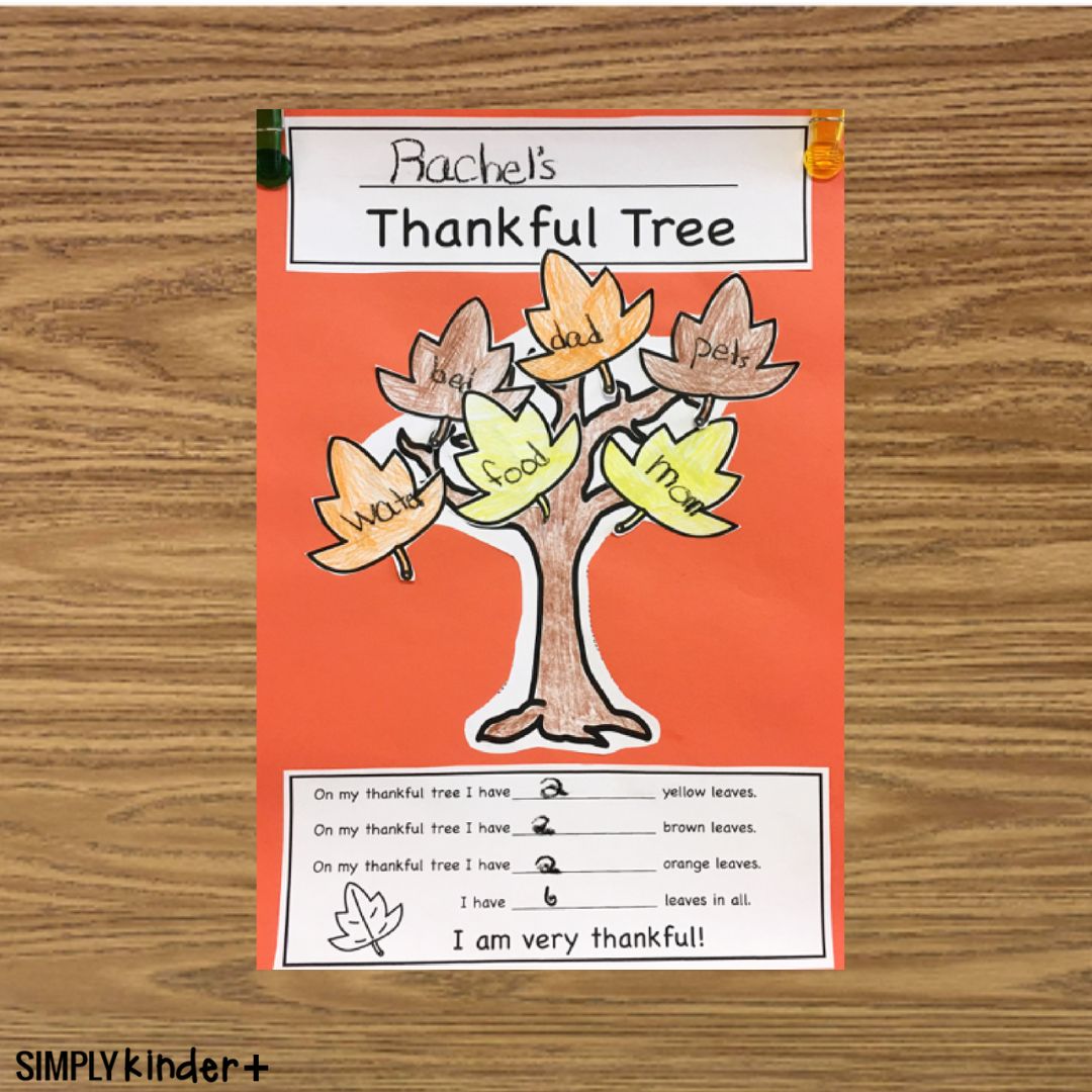 Thankful Tree Printable - Simply Kinder + Printable Membership