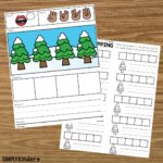 Trees - Winter Word Mapping - Simply Kinder + Printable Membership