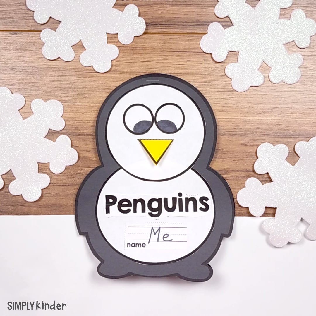 Penguins Interactive Book - Simply Kinder + Printable Membership